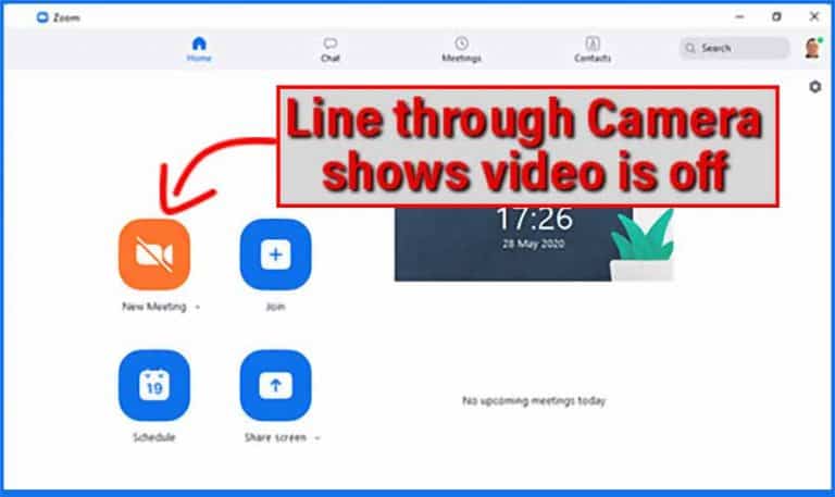 How do I disable the video camera on Zoom meeting – DIY Video Studio