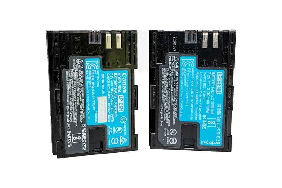 Canon EOS R6 Battery Life for stills and video – What to expect – DIY ...