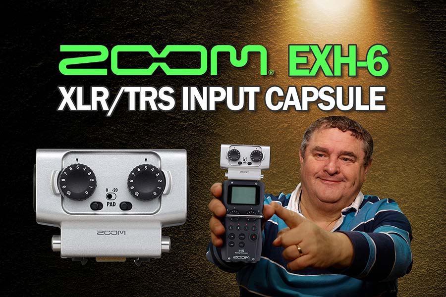 Upgrade Zoom H5 & H6 With EXH-6 XLR/TRS Dual Input Capsule – DIY Video ...